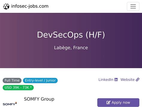 Hiring Devsecops Hf In Labège France Rinfosecjobs