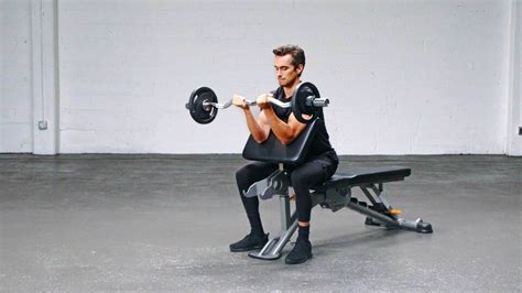 One Arm Incline Preacher Curl