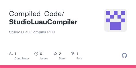 Github Compiled Code Studioluaucompiler Studio Luau Compiler Poc