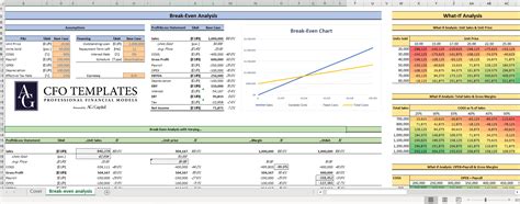 Cfo Dashboard Excel Template