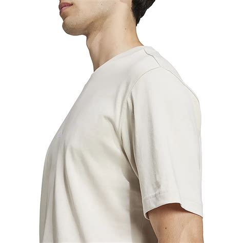 Adidas Mens Essentials Small Logo Single Jersey T Shirt Academy