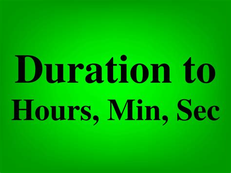 Convert Between Duration Hours Minutes And Seconds In Google Sheets