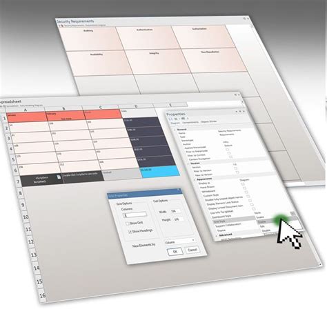 Diagramming Sparxea Sparxea16 Spreadsheet Sparx Systems
