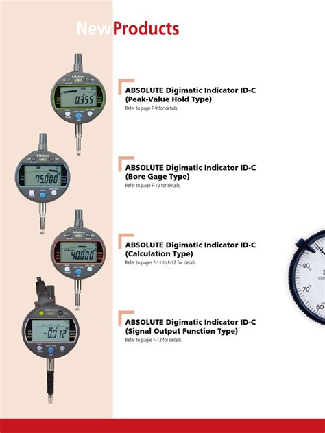 Mitutoyo Digital Dial Indicator Pdf Accuracy And Precision Usability