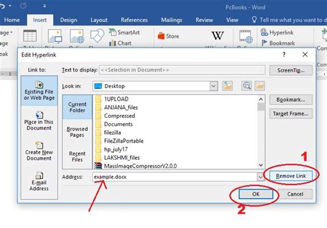 Microsoft Word Tutorial Working With Hyperlink