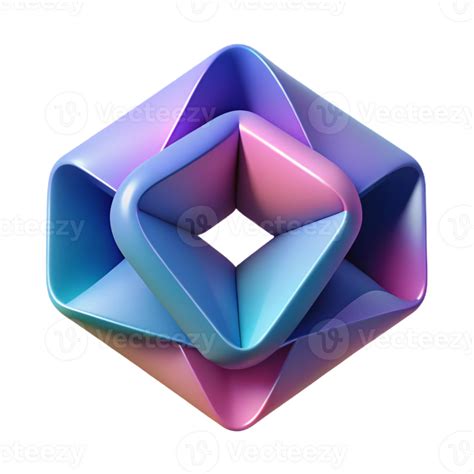 Dramatic Abstract A Series Of Overlapping Geometric Shapes With Gradient Color Transitions