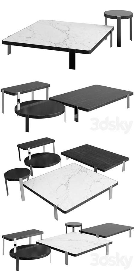 Coffee Table Set Mattia By Minotti