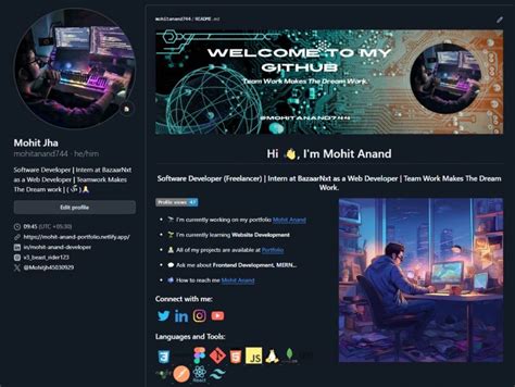 Sharing My Github Profile And Projects Mohit Anand Posted On The Topic Linkedin