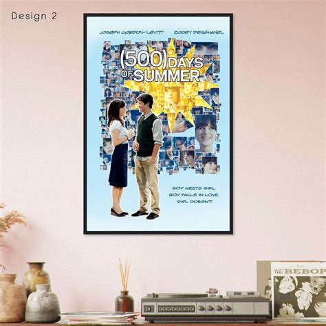 500 Days Of Summer 2009 Movie Poster Print Citiesbox