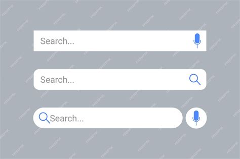 Premium Vector Search Bar Concept Design Template Navigation Form