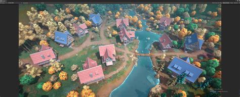 Unity风格化场景 月初2048 站酷zcool