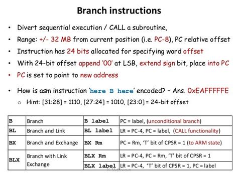 Arm Instruction Set