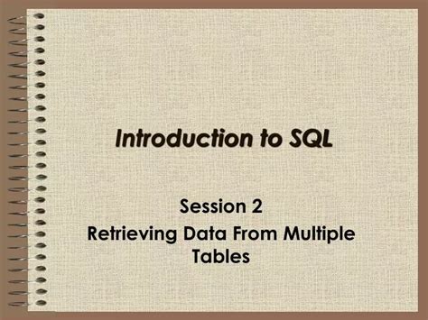 Ppt Introduction To Sql Powerpoint Presentation Free Download Id