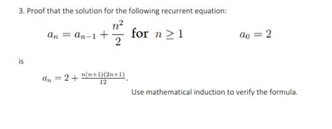 Recursive Algorithms Can Somebody Help Me With This Mathematical Induction Proof