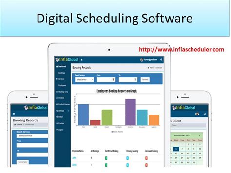 Online Scheduler Software Support By Infiascheduler By Digital