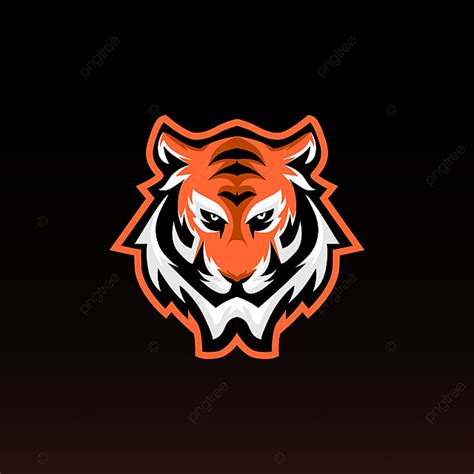 호랑이 게임 마스코트 로고 마스코트 머리 기호 Png 일러스트 및 벡터 에 대한 무료 다운로드 Pngtree
