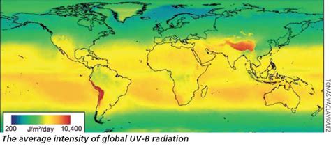 Avg Uv Ray Intensity Around The World Rmapporn