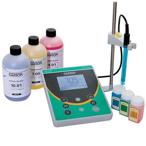 Always In Stock Oakton Ph 550 Benchtop Ph Meter Kit With Probe Stand And Ph Buffers From