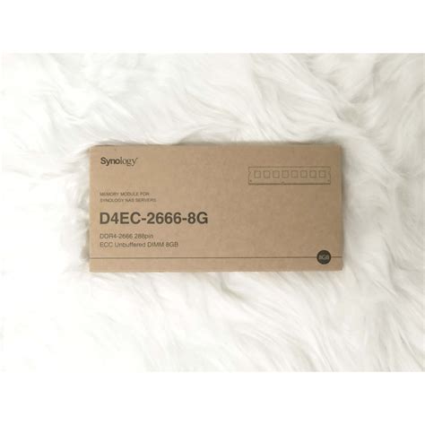Synology Ram Module 8gb Ddr4 266 Ecc Udimm 288 Pin 1 2v D4ec 2666 8g Shopee Thailand