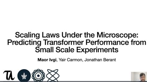 Underline Scaling Laws Under The Microscope Predicting Transformer Performance From Small