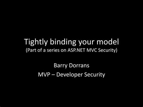 Model Binding In Aspnet Mvc Ppt