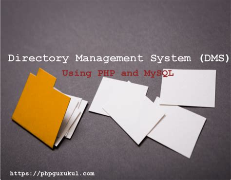 Phpgrukul — Directory Management System Using Php And Mysql
