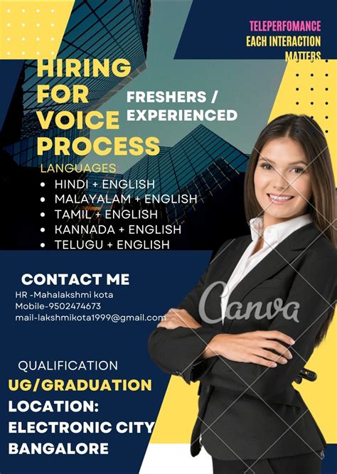 Mahalakshmi Kota On Linkedin We Are Hiring Voice Process For Freshers