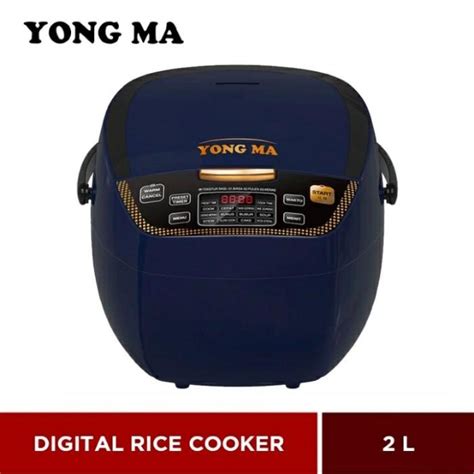 Jual Magic Com Yong Ma Ymc 801 Smc 8017 Rice Cooker Digital 2l Shopee Indonesia