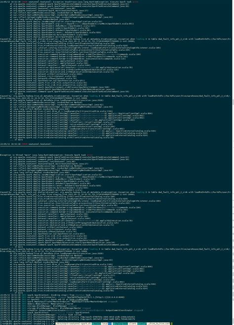 Bug Spark Write To Hive Error Issue Apache Seatunnel GitHub