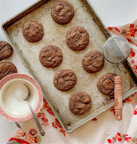 Chocolate Ginger Molasses Tea Cookies Not Entirely Average