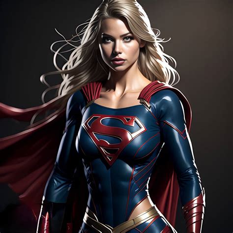 Supergirl By Evandro Marques Amv Ai Art By Evandromarquesamv On