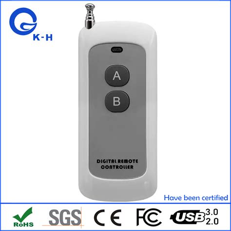 433mhz Rf Transmitter Receiver Module 2 Button Remote Hoist Controller