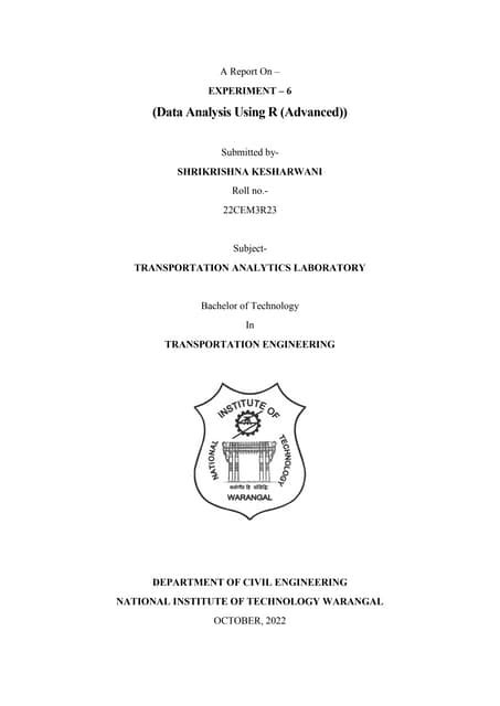 Data Analysis Using R Advanced R Software Pdf