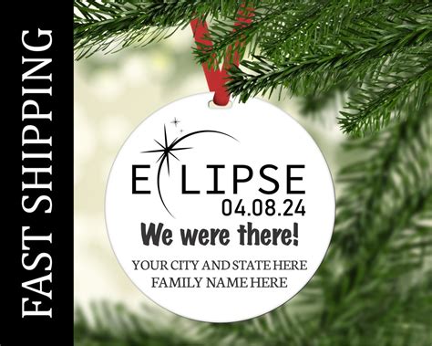 Total Solar Eclipse Ornament Solar Eclipse Ornament Total Solar Eclipse T Solar Eclipse