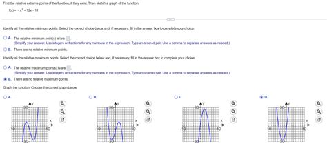 Solved Graph The Function Choose The Correct Graph Chegg