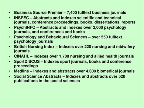 Ppt Ebsco Databases Powerpoint Presentation Free Download Id1409929