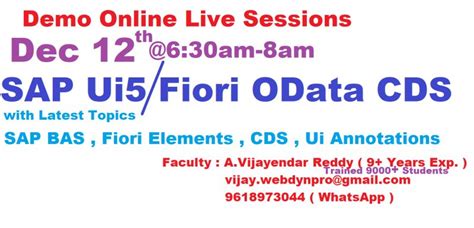Fiori Abap Abaponhana Sapabap Sap Sapcommunity Vijayendar Reddy