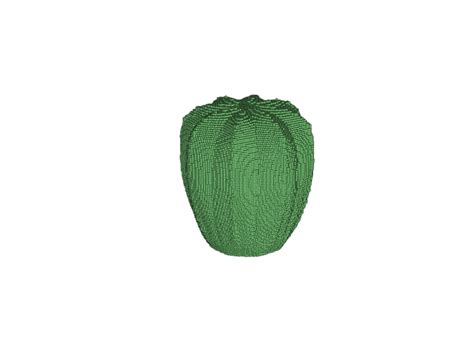 Matplotlib 3d 47 3d Stlファイルのボクセル変換とmatplotlibによる表示 サボテンパイソン