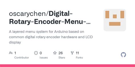 Github Oscarychendigital Rotary Encoder Menu For Arduino A Layered Menu System For Arduino
