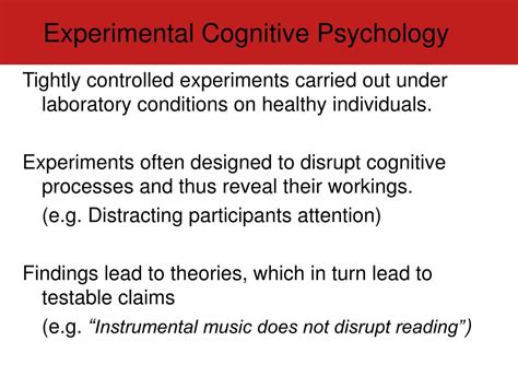 Cognitive Psychology