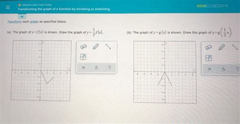 Solved Graphs And Functions Transforming The Graph Of A