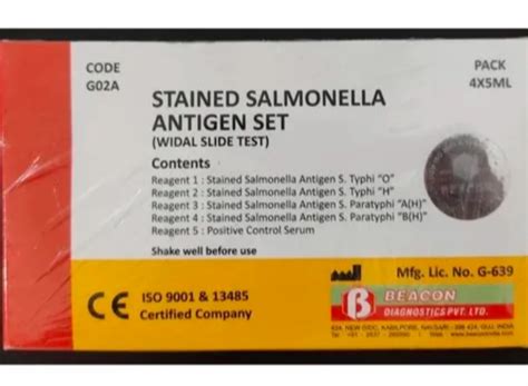 Widal Slide Kit Beacon For Serology Test Kit At ₹ 200 Piece Serology Rapid Test Kit In Sas