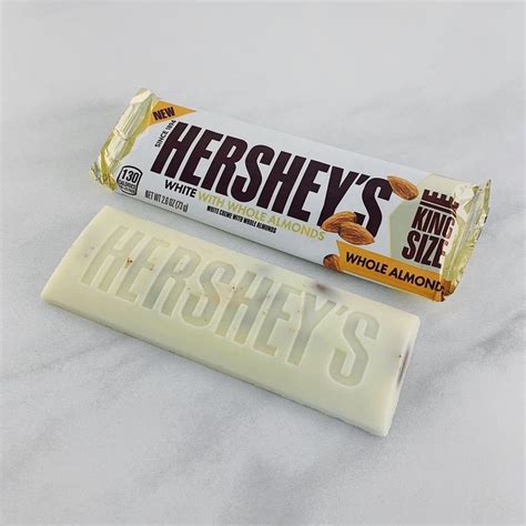 Hersheys White Creme With Almonds Chocolate Bar