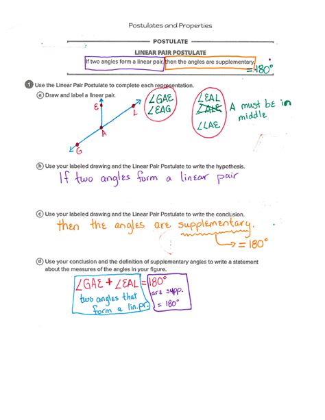 Postulates Properties Notes Studocu