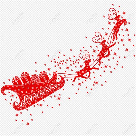 크리스마스 썰매 Png 일러스트 무료 다운로드 Lovepik