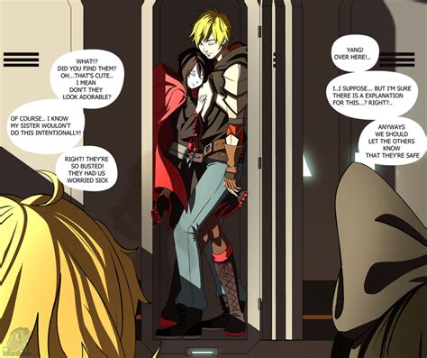 Rwby Enclosed Ruby X Jaune By Izhardraws On Deviantart