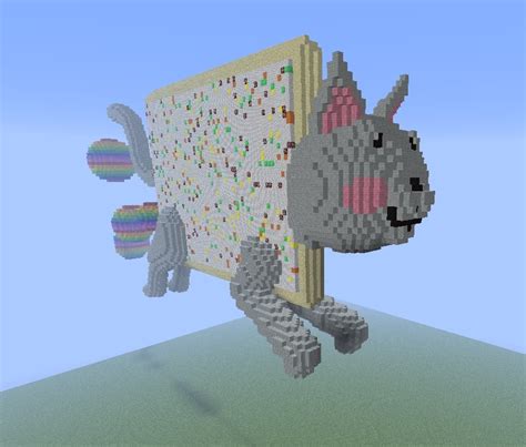 Nyan Cat In 3d Minecraft Map