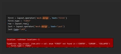 Python Why Do I Get This Merge Operator Enum Not Found Error