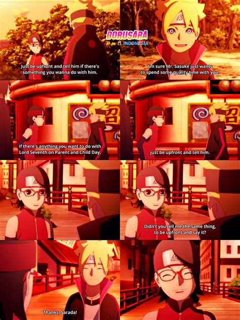 Can We Talk About How Close Boruto And Sarada Are They Compliment