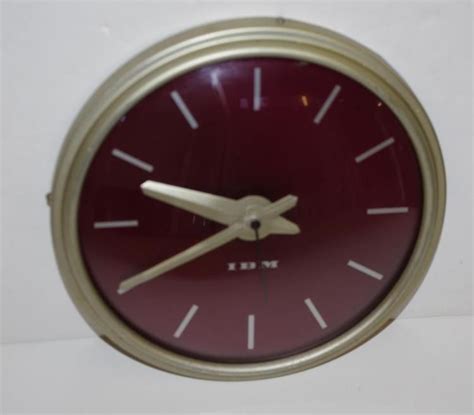 Vintage Ibm Electric Clock 24cm Diameter Clocks Zother Horology Clocks And Watches
